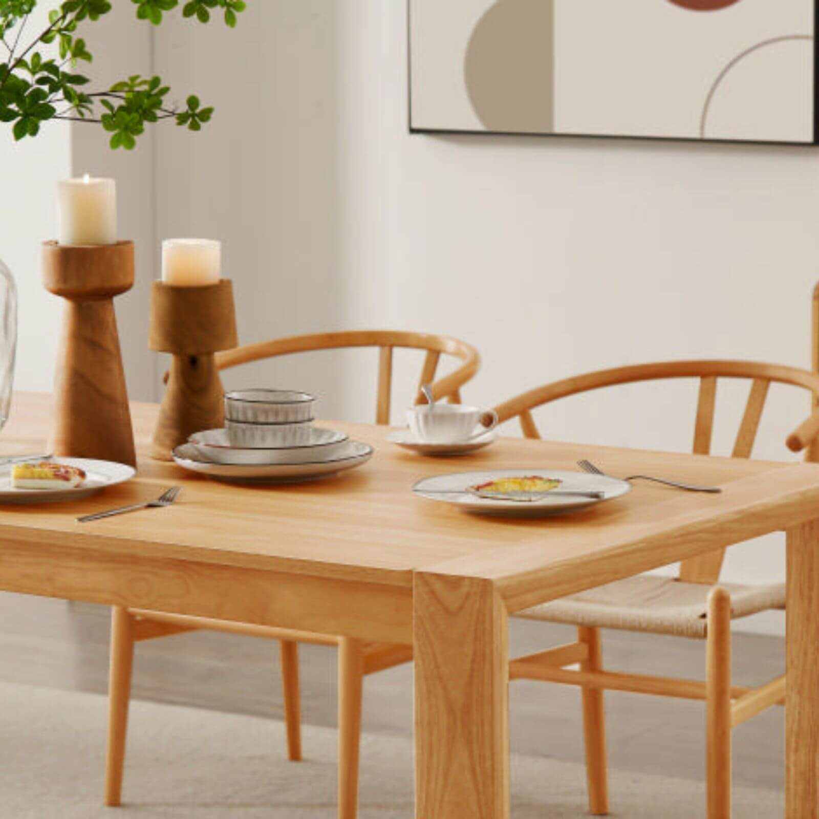 Layton Natural Dining Table - Durable & Versatile